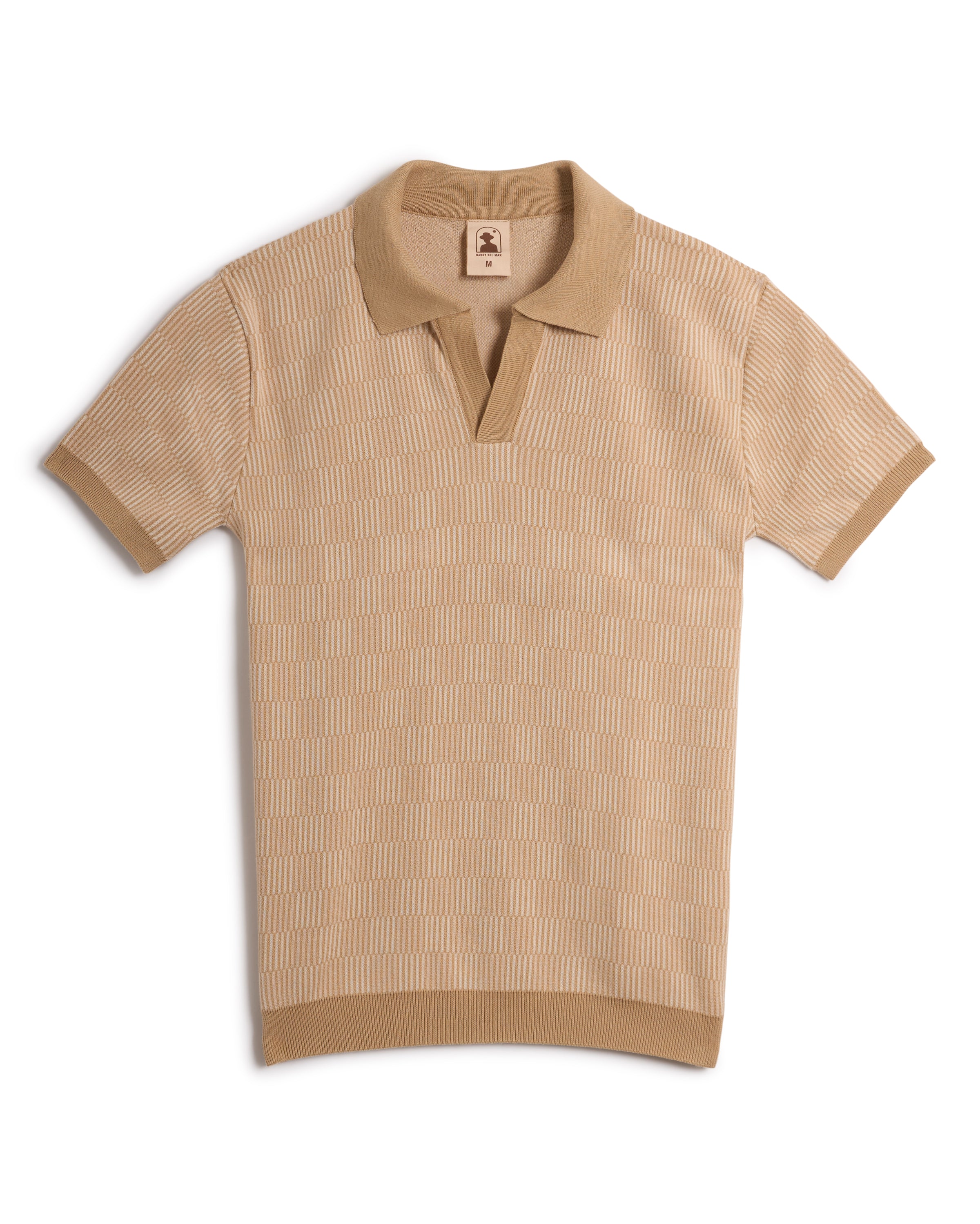 The Sebastian Knit Polo - Shell – Dandy Del Mar